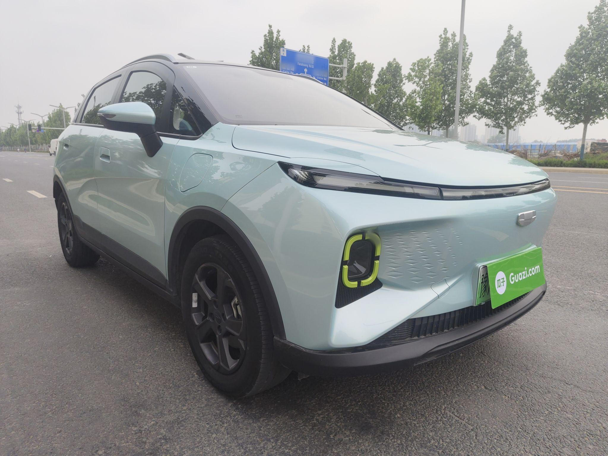 郑州二手吉利几何E萤火虫 2023款 401KM 玲珑虎 5座-二手车交易转让-太平洋汽车